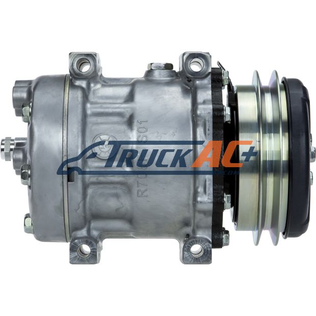 OEM Sanden A/C Compressor - Sanden 7344, Truck Air 03-3531, MEI 57344