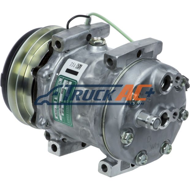 OEM Sanden A/C Compressor - Sanden 7344, Truck Air 03-3531, MEI 57344