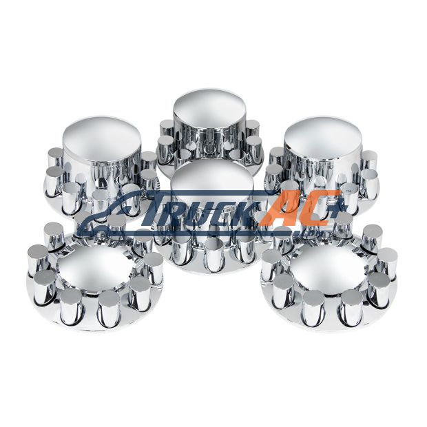Dome Axle Cover Combo Kit With 33mm Cylinder Thread-On Nut Covers ...