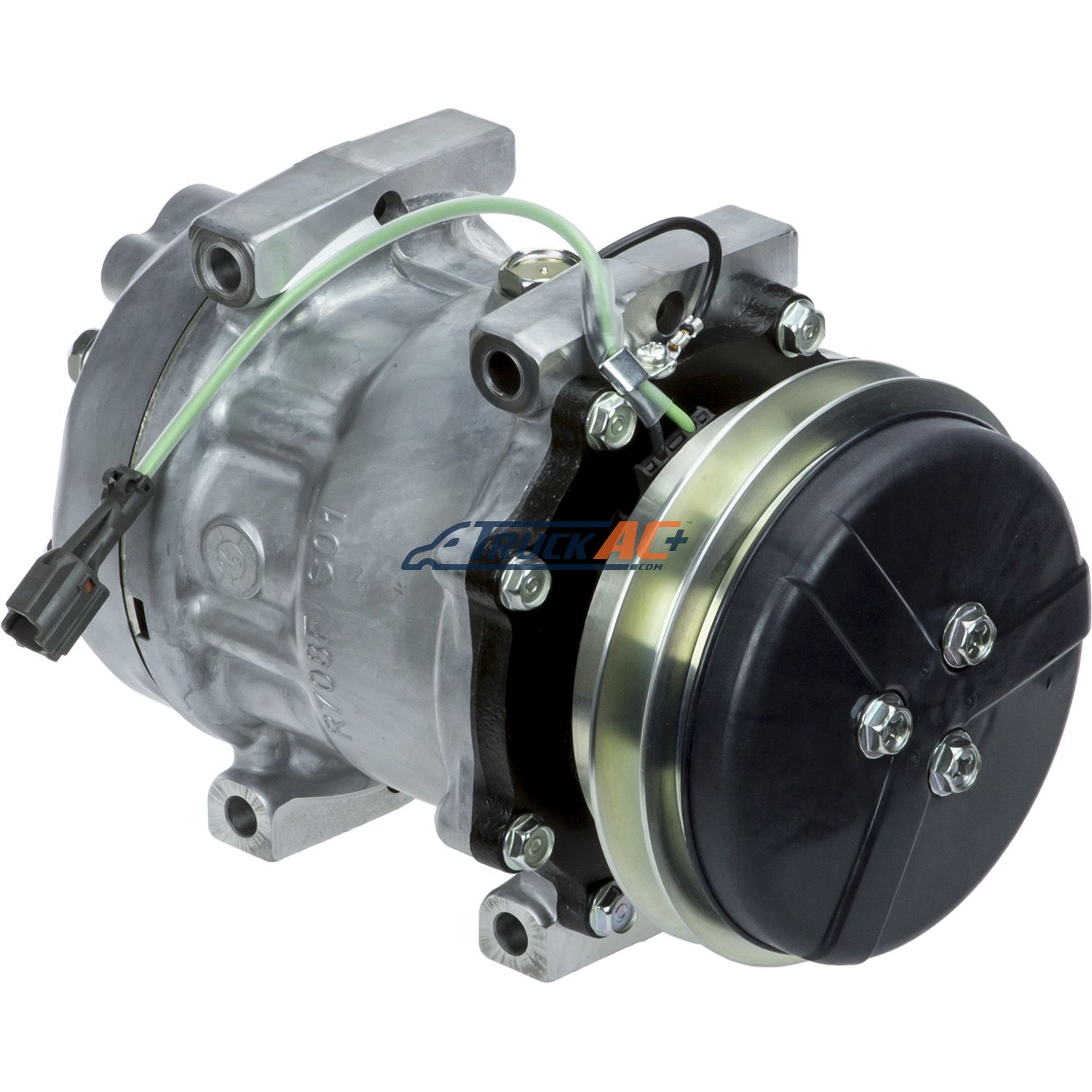 OEM Sanden A/C Compressor - Sanden 7344, Truck Air 03-3531, MEI 57344