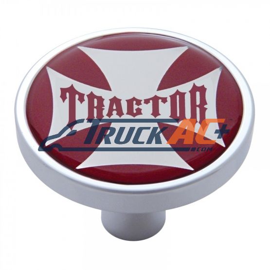 "Tractor" Short Air Valve Knob - Red Maltese Cross Sticker - United ...