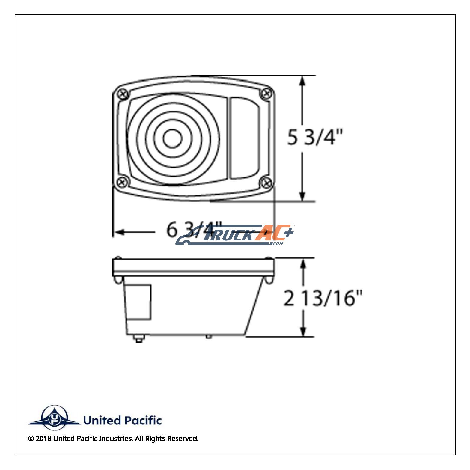 Universal Combination Tail Light - United Pacific 36379