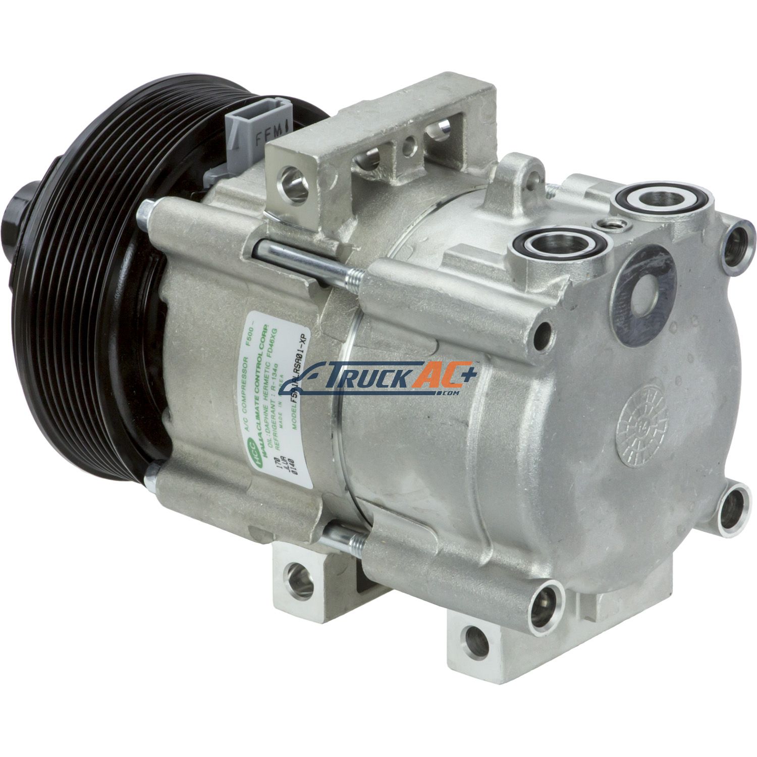 OEM Ford A/C Compressor - Ford 4C3Z-19V703AA, F8FH-19D629-LA, Truck Air ...