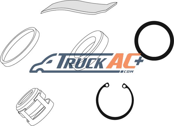 GM A6/R4 Compressor Shaft Seal Kit - Truck Air 03-5000A, MEI 5493