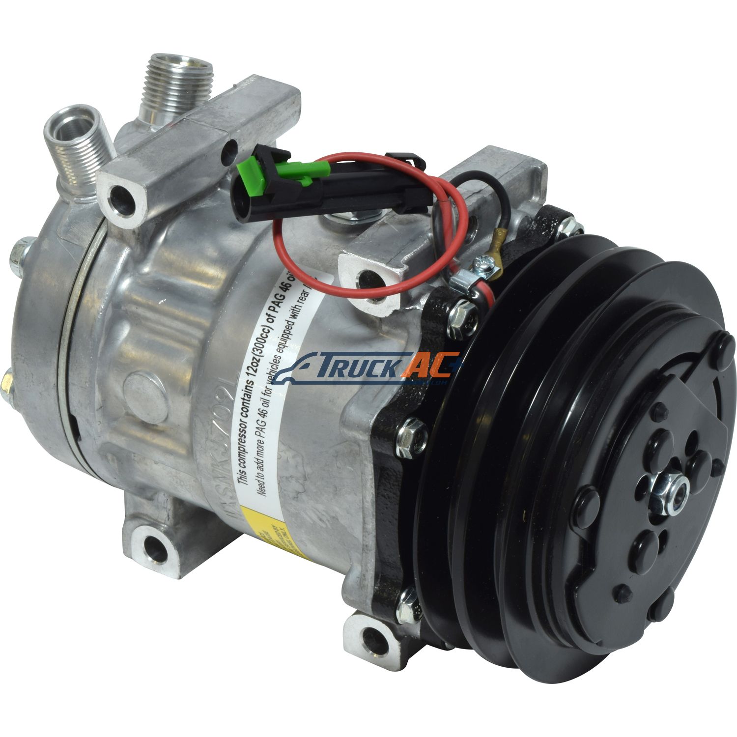 Sanden Style A/C Compressor - Sanden 4626, 4780, Truck Air 03-3416, MEI ...