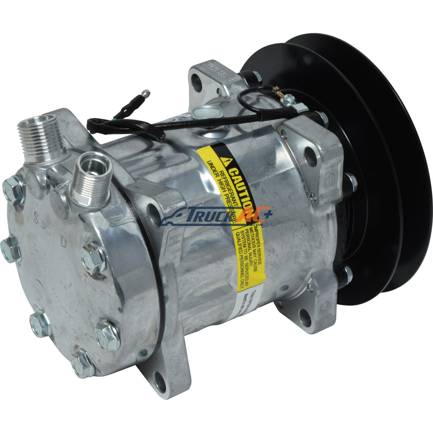 Sanden Style A/C Compressor - Sanden 4745, Truck Air 03-3444, MEI 5735