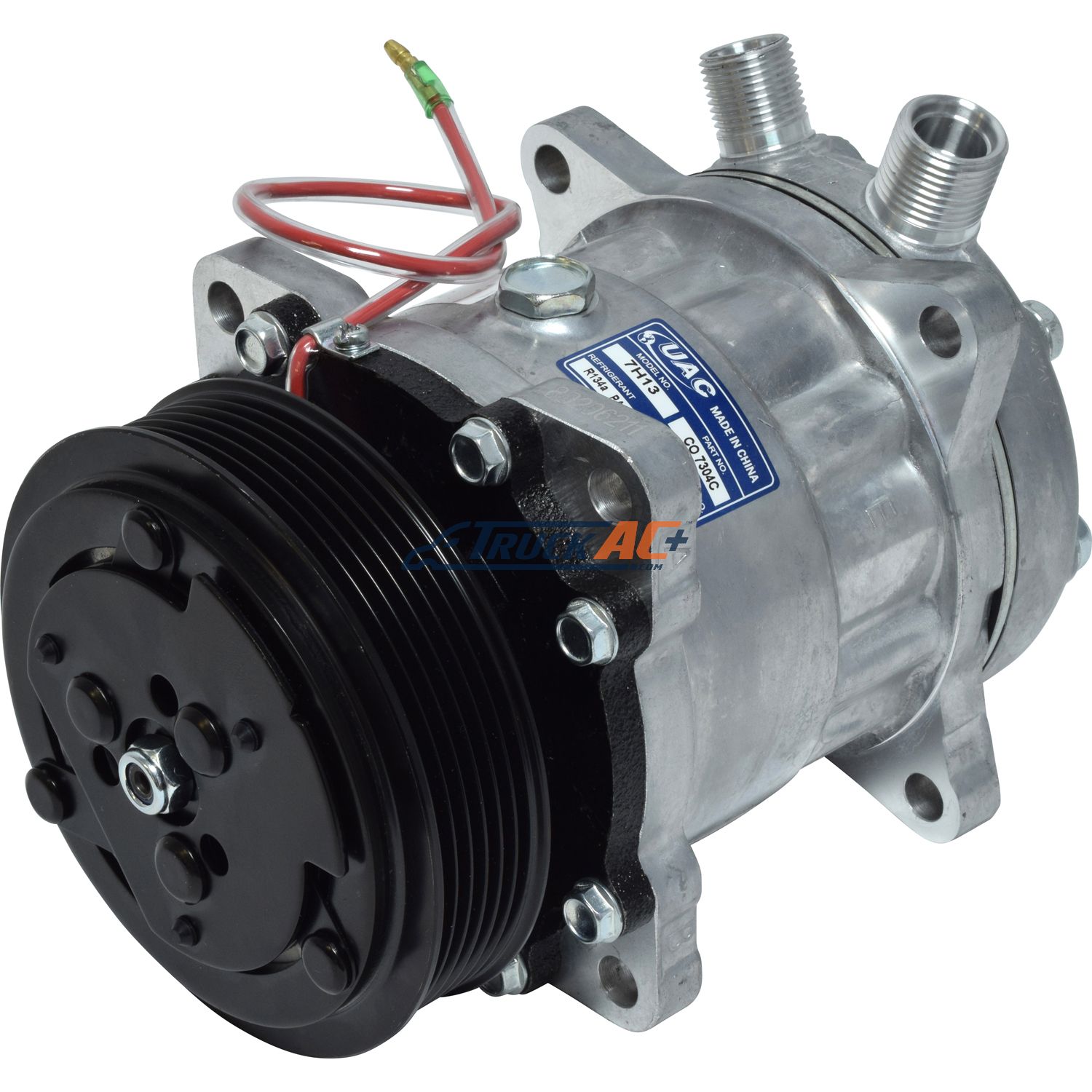 Sanden Style A/C Compressor - Sanden 4455, 7304, Truck Air 03-3530, MEI ...