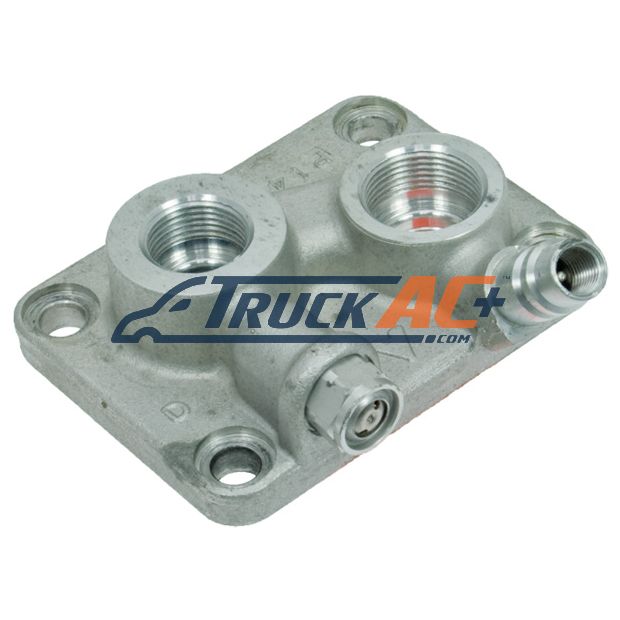 Denso 10PA15C / 10PA17C / 10PA20C Manifold - Truck Air 08-3375, MEI 5437