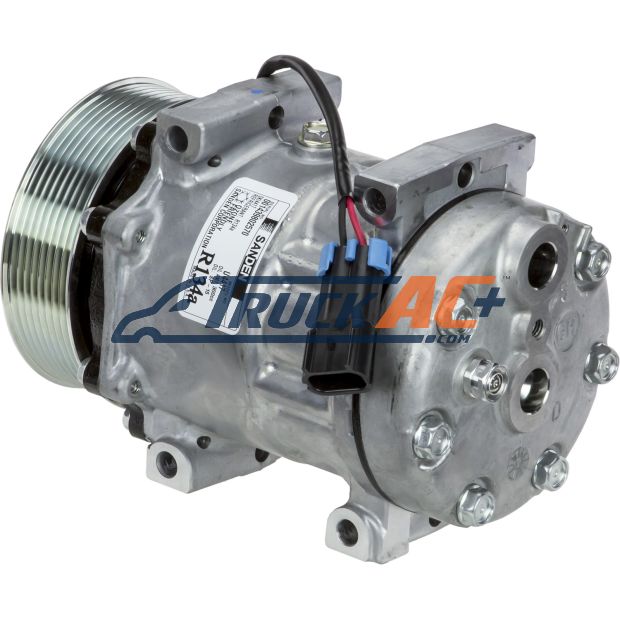 OEM Sanden A/C Compressor - Sanden 4417, 4485, 4818, Truck Air 03-0609 ...