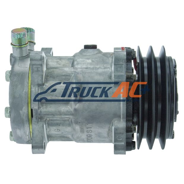 OEM Sanden A/C Compressor - Sanden 4694, 4896, Truck Air 03-1611, MEI 5380