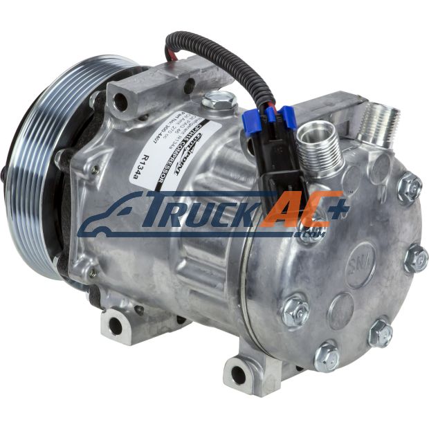 Sanden Style A/C Compressor - Sanden 4883, 4883U1, Truck Air 03-1200 ...