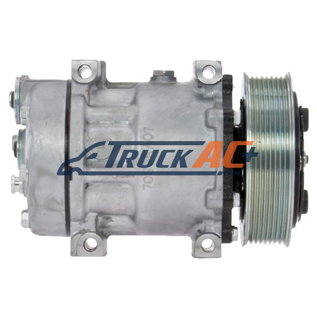 Sanden Style A/C Compressor - Sanden 8112, 8242, Truck Air 03-3515, MEI ...