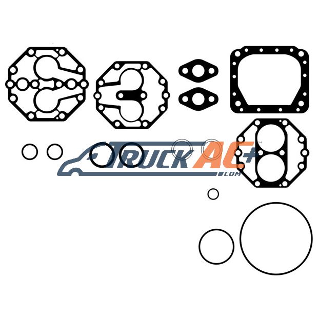 York Compressor Gasket Kit - Truck Air 03-7001A, MEI 5673