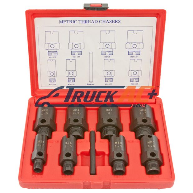 Metric Thread Chaser Set