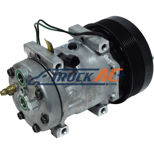 Sanden Style A/C Compressor - Sanden 4302, 4840, Truck Air 03-3747, MEI ...