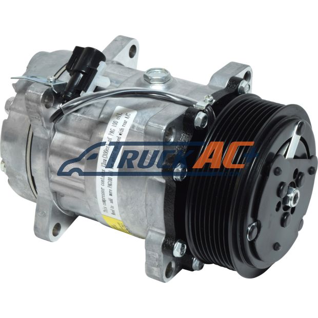 Sanden Style A/C Compressor - Sanden 4753, 4753-AFT, Truck Air 03-0407 ...