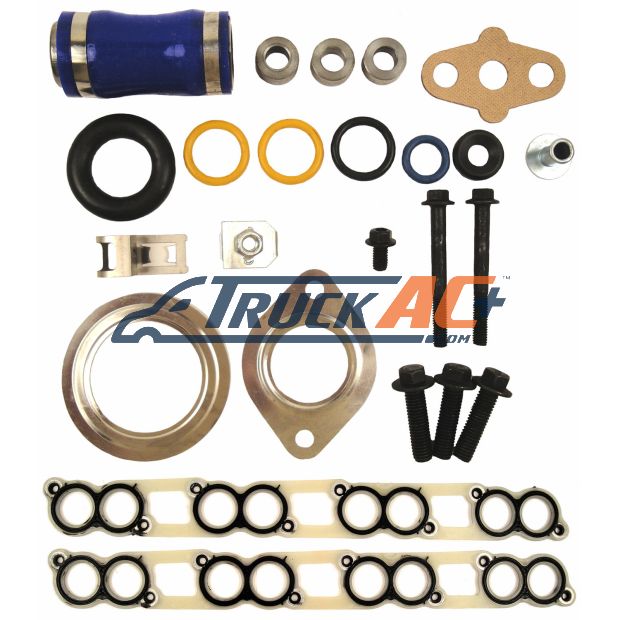Ford/Navistar 6.0L VT365 EGR Cooler - International 1845148C91, Ford 4C3Z9P456AA, Bostech EGR500